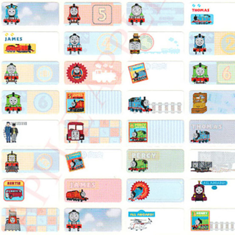 Thomas & Friends name stickers (small 132pieces)