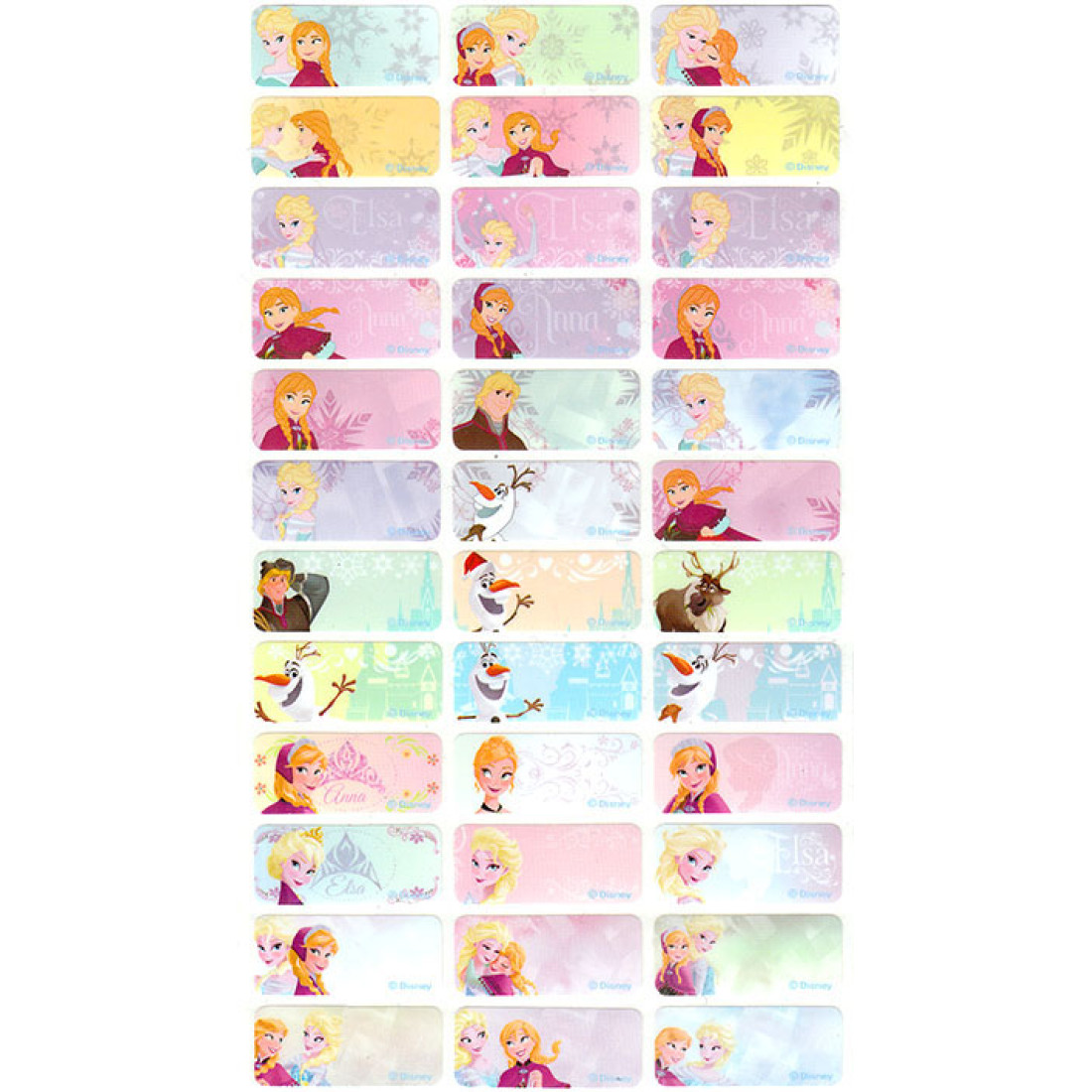 Disney Frozen Name Sticker (Large)