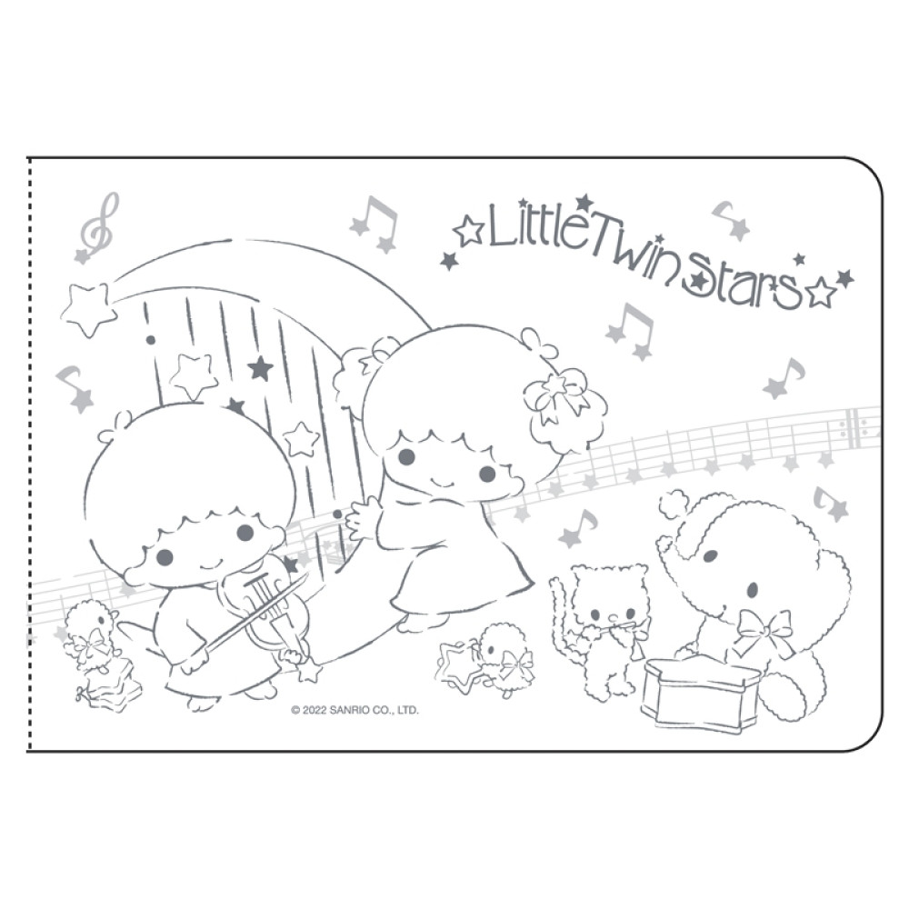 cute little twin stars coloring pages